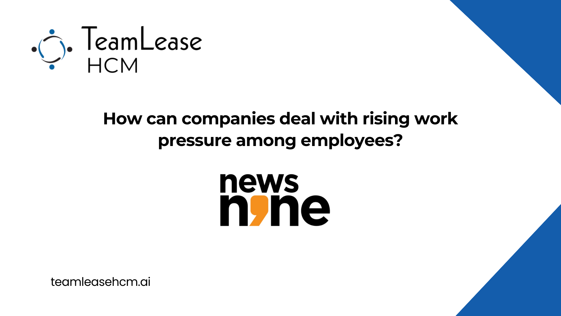 How can companies deal with rising work pressure among employees ...